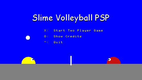 Slime Volleyball PSP - GameBrew