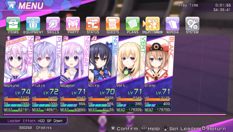 Hyperdimension Neptunia ReBirth 3 Retranslation HENkaku Vita - Vita ...