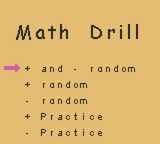 Math Drill 20 GB - GameBrew