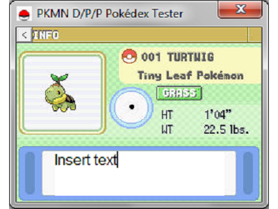 Pokemon Text Tester - GameBrew