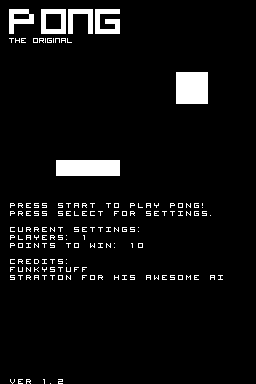 Pong The Original - GameBrew