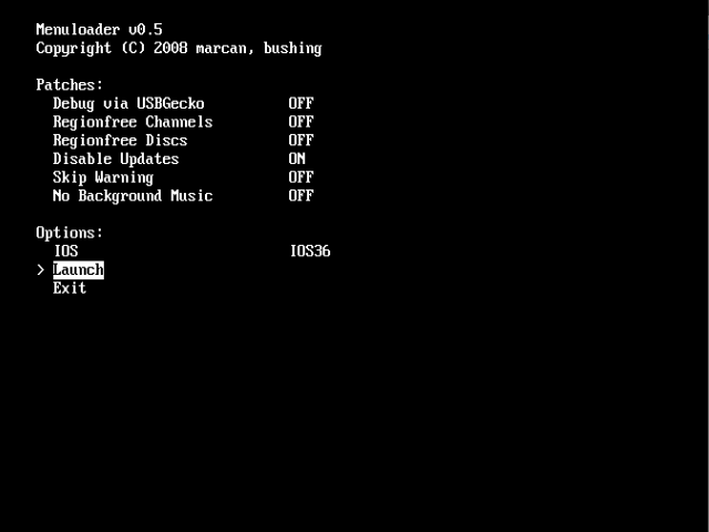 Menu Loader Wii - GameBrew