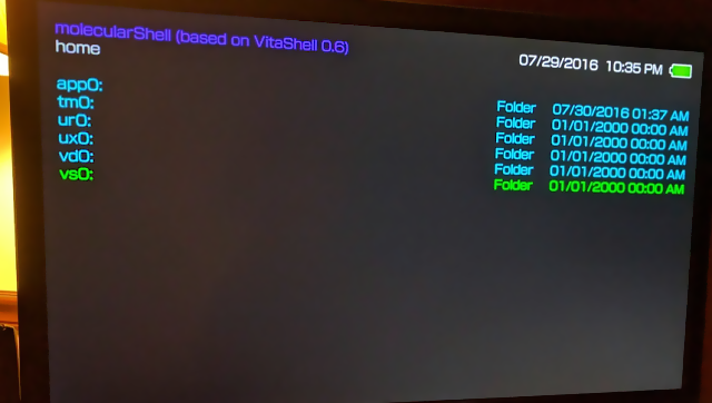MolecularShell Mod Vita - Vita Homebrew Apps (Utilities) - GameBrew
