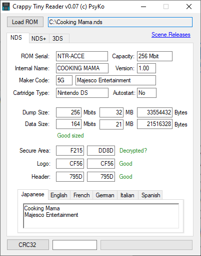 Crappy Tiny Reader - GameBrew
