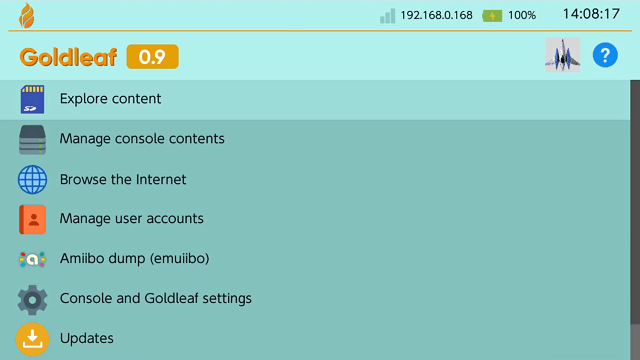 Goldleaf Fork Switch Gamebrew