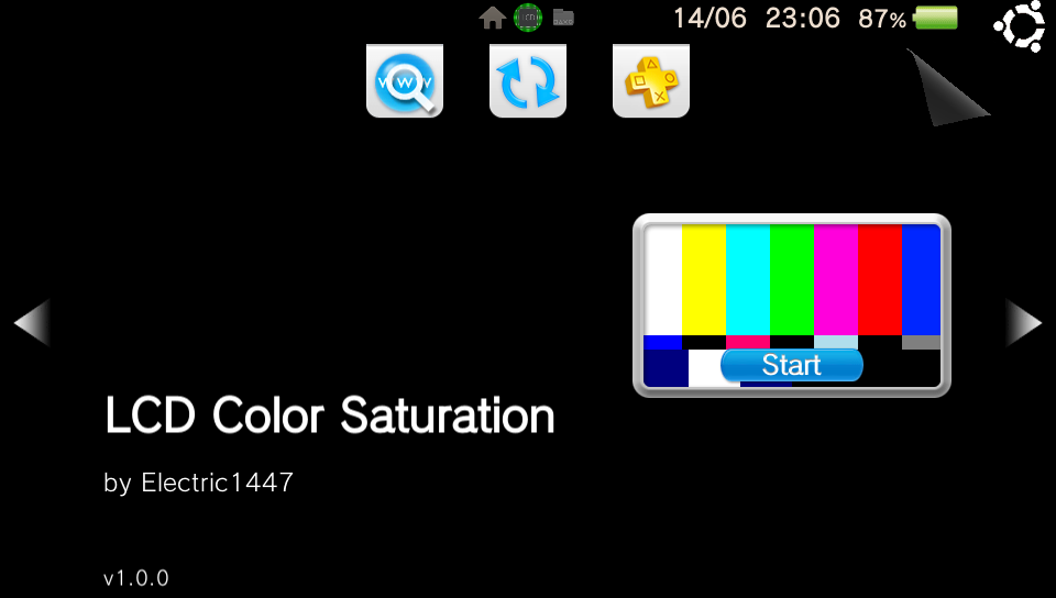 LCD Color Saturation Vita - Vita Homebrew Apps (Utilities) - GameBrew