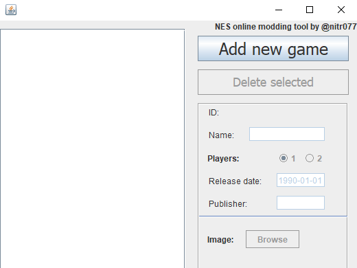 NES Online Modification Tool Switch - GameBrew
