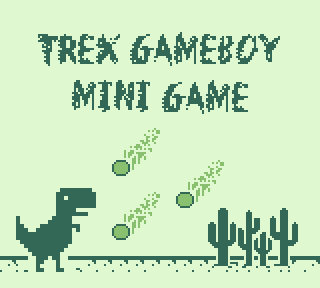TREX GameBoy Mini Game GB - GameBrew