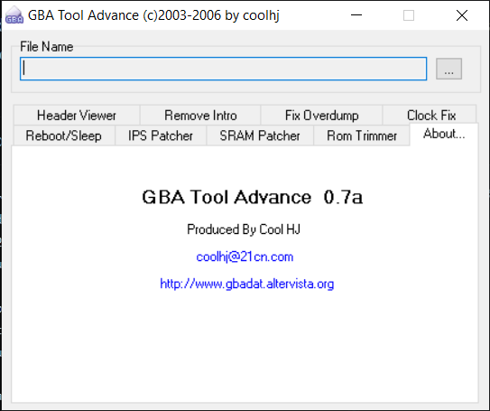 GBA Tool Advance - (File Operation) - GameBrew