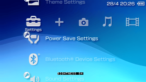 Brightness Control PSP - GameBrew