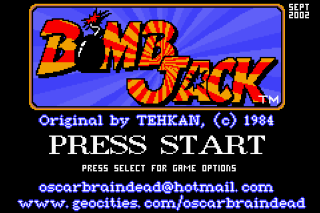Bomb Jack Game Boy
