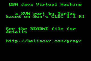 Java4GBA - (Other emulators) - GameBrew