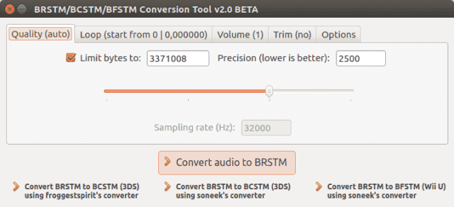 BRSTM-BCSTM Conversion Tool 3DS - GameBrew