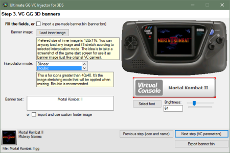Ultimate Game Gear VC Injector 3DS - GameBrew